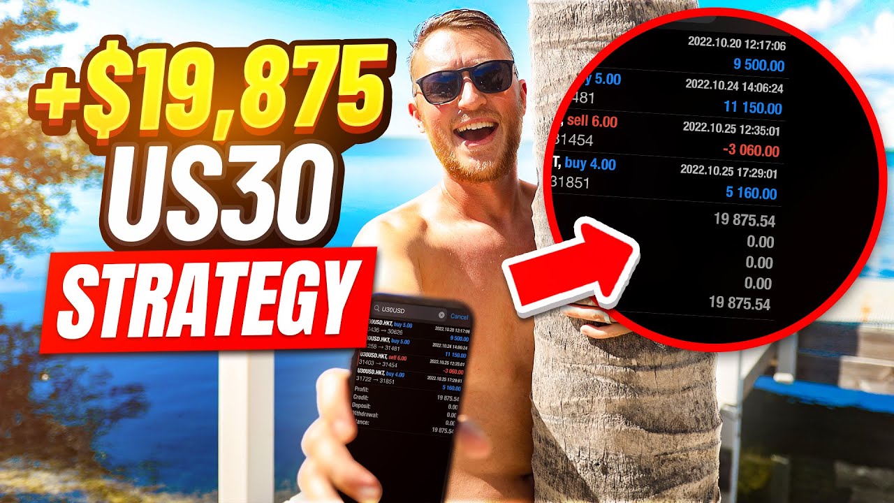 US30 SCALPING: How To Make $19,875 Trading This Strategy In 4 Days ...